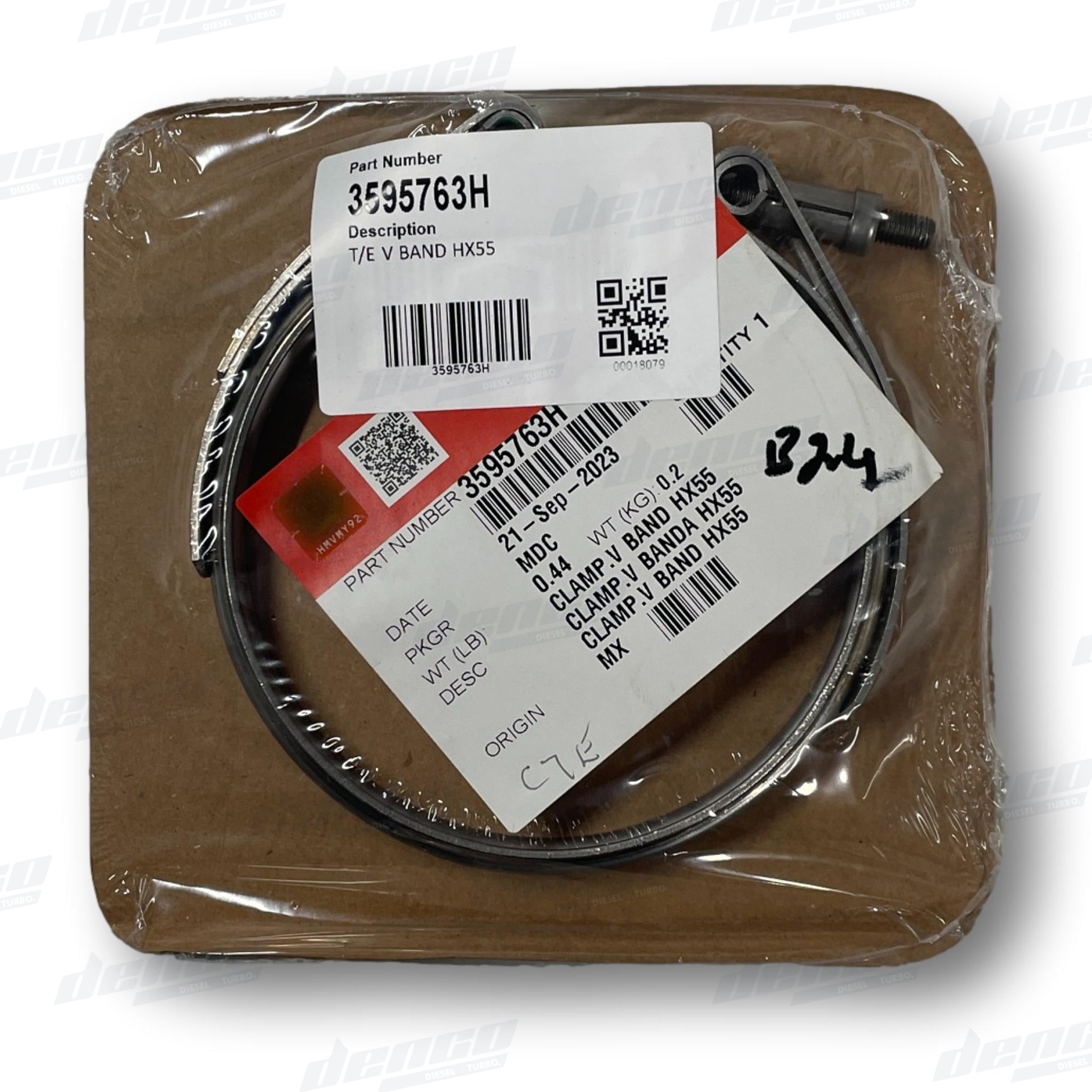 3595763H HOLSET V BAND TURBINE ENTRY HX55 | Denco Diesel and Turbo