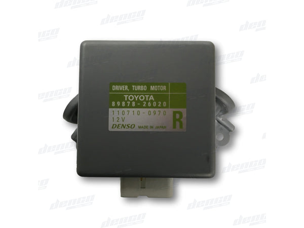 89878-26020 TURBO MOTOR DRIVER FOR TOYOTA HIACE (ENGINE 1KD-FTV) COMMO ...